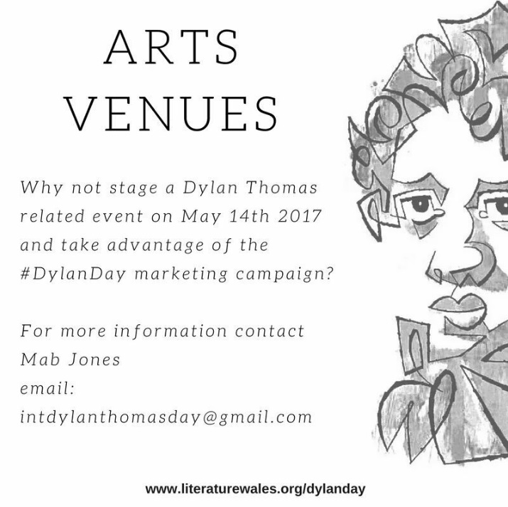 Dydd Dylan Call out Saesneg - Literature Wales