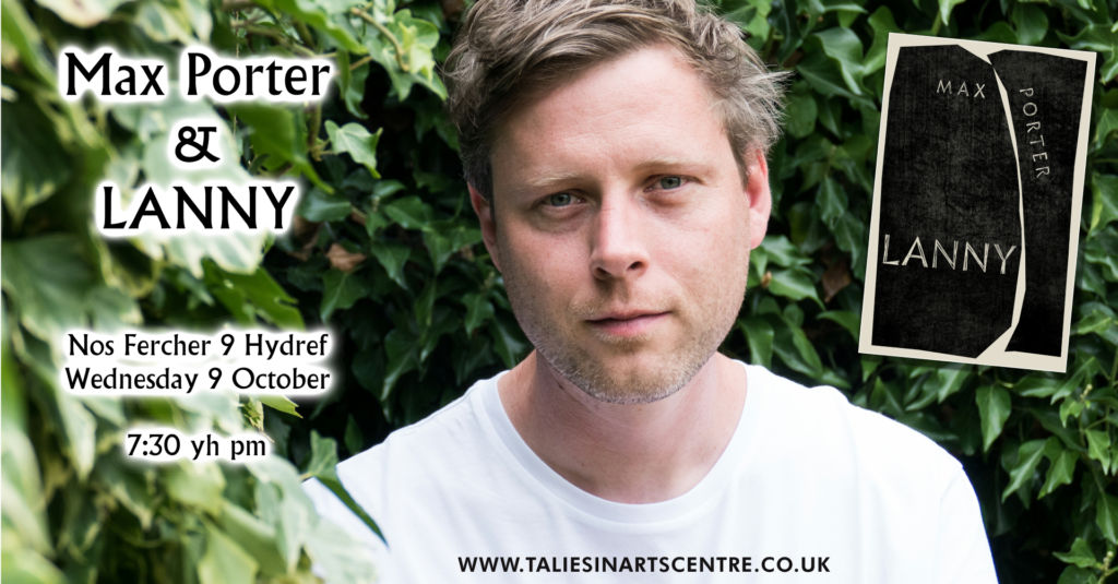 Max Porter Event Facebook Cover (Large) - Literature Wales